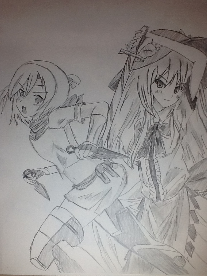 ~GA同人塗鴉+勇造繪：紫色閃電與天界大小姐~ - gn01920249的創作 - 巴哈姆特