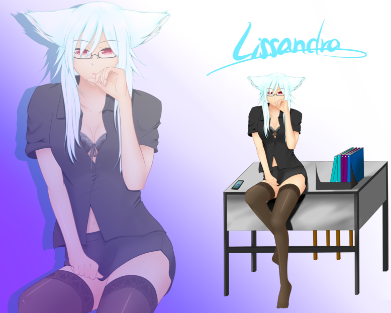 【繪圖】制服、絲襪、OL 麗珊卓 - pvp0912ken的創作 - 巴哈姆特