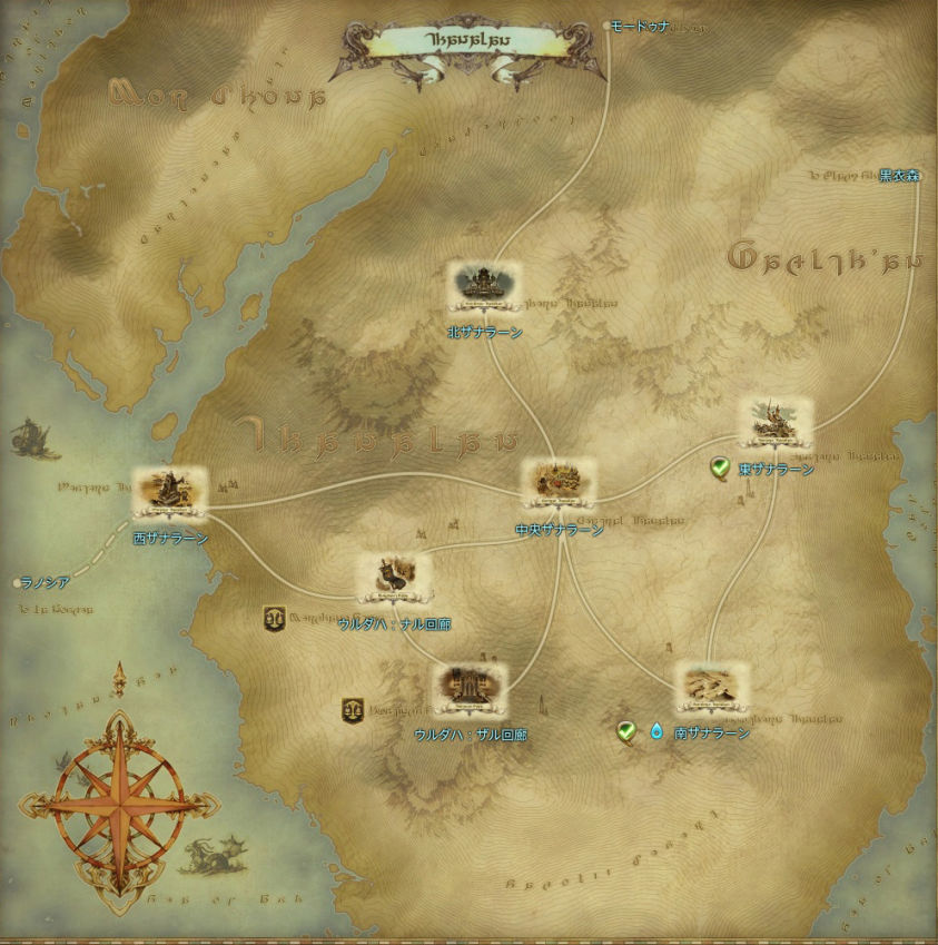 【心得】FF XIV 世界地圖與怪物情報 (新手專用) @Final Fantasy XIV 哈啦板 - 巴哈姆特