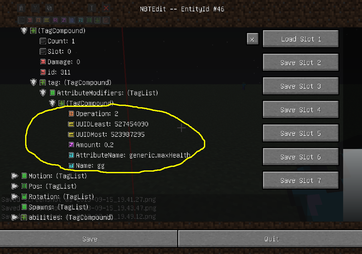 【心得】【In Game NBTEdit】1.6.2屬性更改!! @Minecraft 我的世界（當個創世神） 哈啦板 - 巴哈姆特