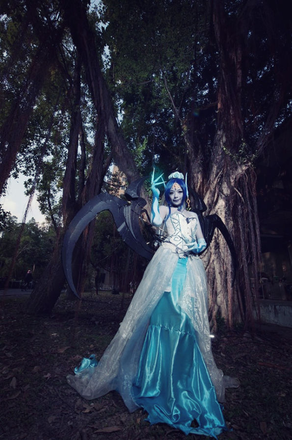 LOL 幽殤新娘_魔甘娜 (Ghost Bride Morgana) - jenny52322的創作 - 巴哈姆特