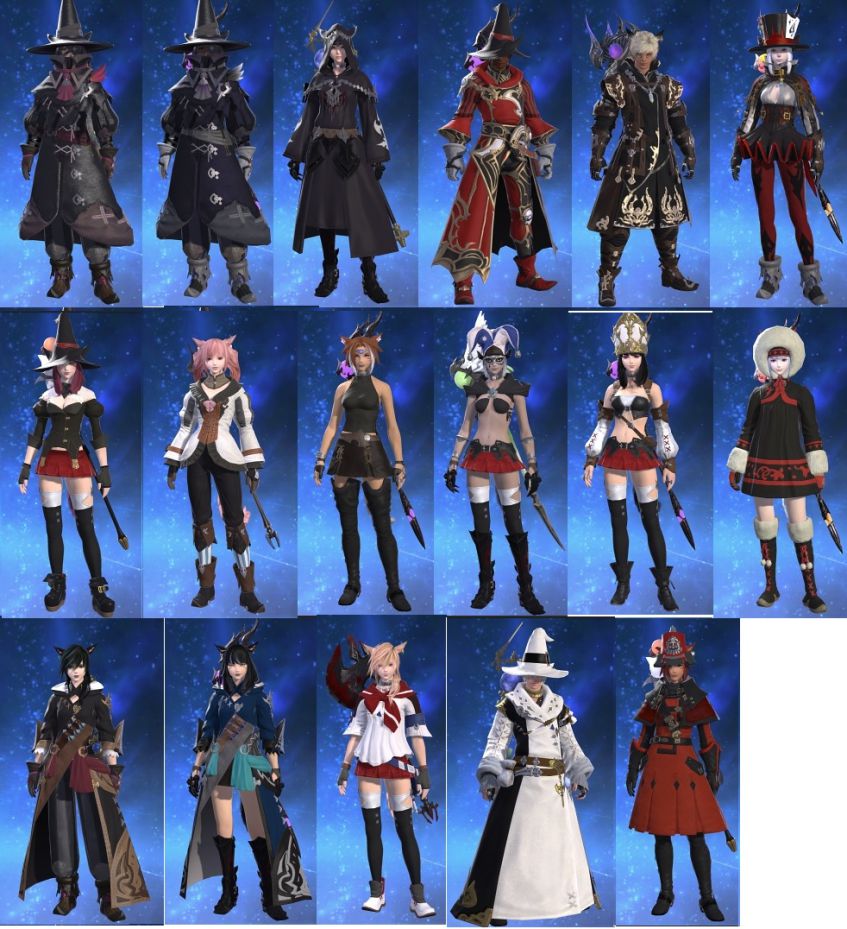 RE:【問題】黑魔導有什麼看起來帥氣的裝備嗎?? @Final Fantasy XIV 哈啦板 - 巴哈姆特