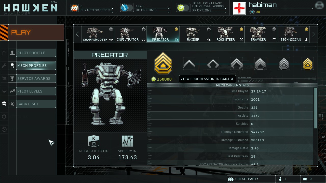 【心得】機體介紹-Predator @Hawken 哈啦板 - 巴哈姆特