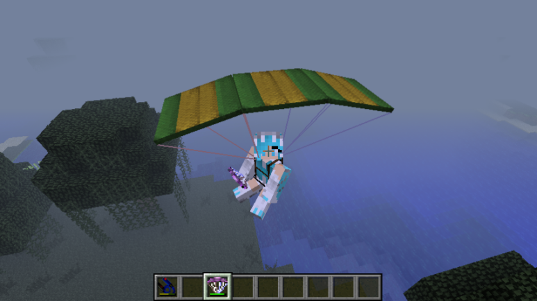 【情報】1.6.4~1.7.10 降落傘Parachute Mod - 一起跳傘吧！ @Minecraft 我的世界（當個創世神） 哈啦板 - 巴哈姆特