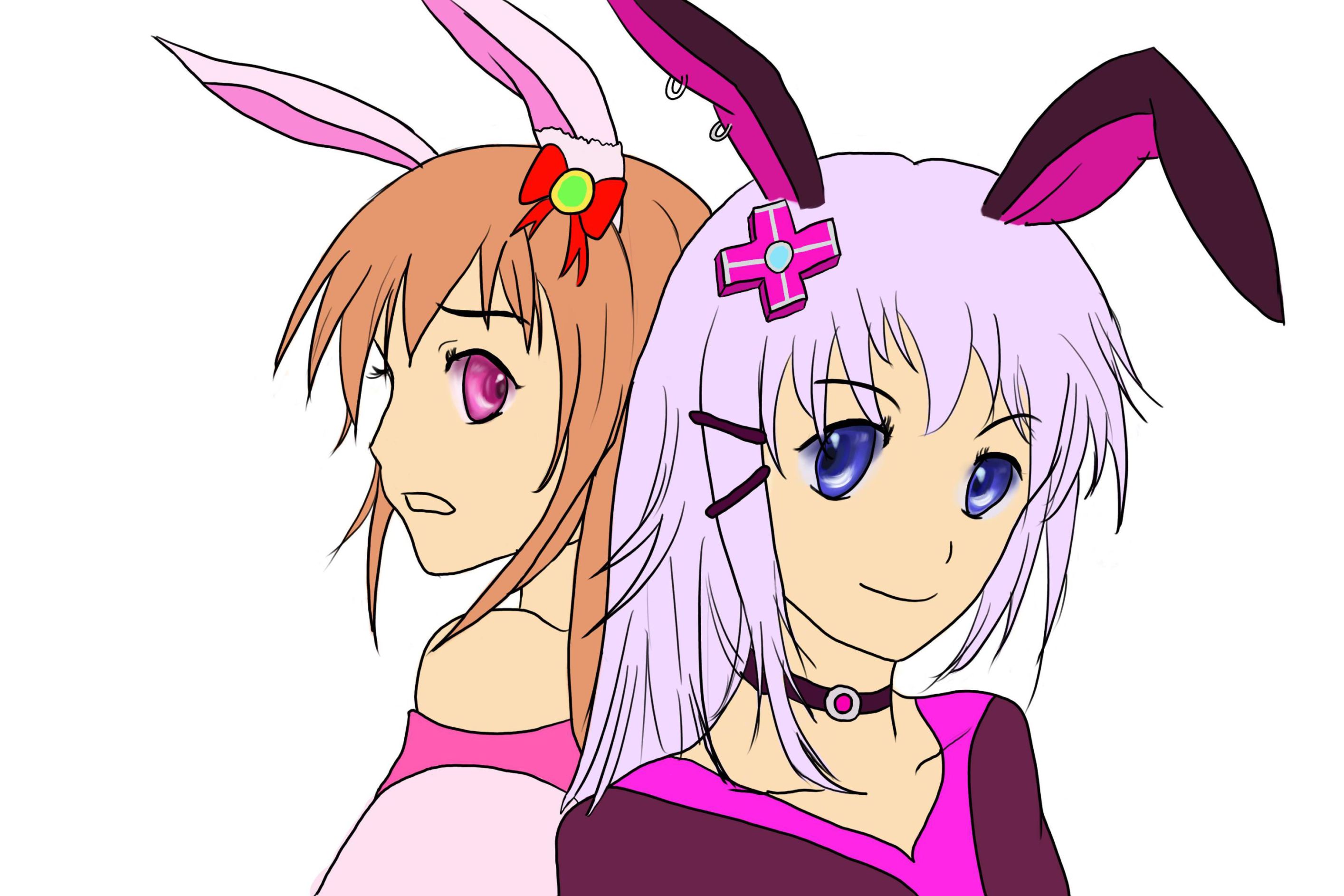 芯希亞跟亞緹米絲 - al565845的創作 - 巴哈姆特