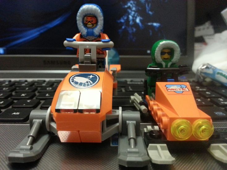 Lego 60032 Arctic Snowmobile 同場加影6577 @樂高積木相關綜合 哈啦板 - 巴哈姆特