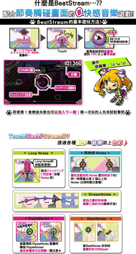 [漫博測試] 視覺張力無限延伸的音樂遊戲《BeatStream》 - ssr3的創作 - 巴哈姆特