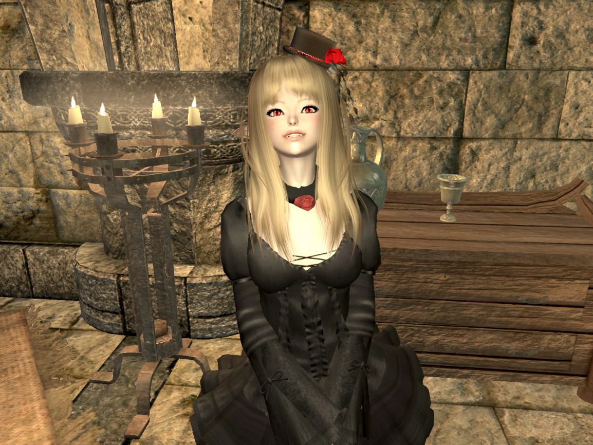 [ Skyrim隨從 ] 吸血鬼小蘿莉 - Farith Granius - nicewater的創作 - 巴哈姆特