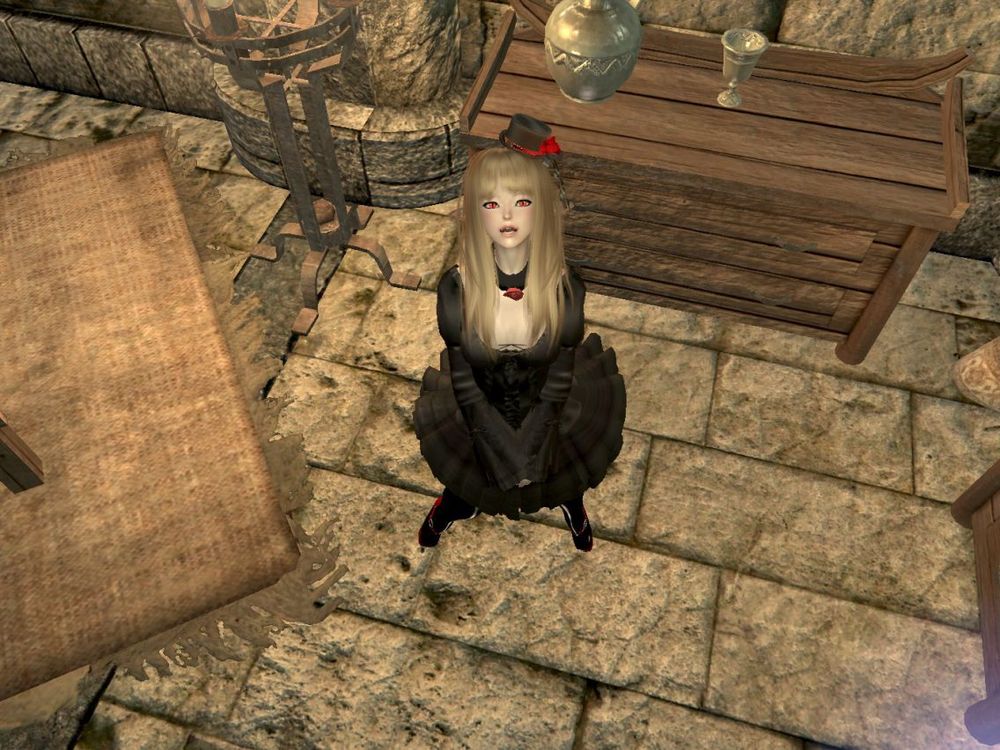 [ Skyrim隨從 ] 吸血鬼小蘿莉 - Farith Granius - nicewater的創作 - 巴哈姆特