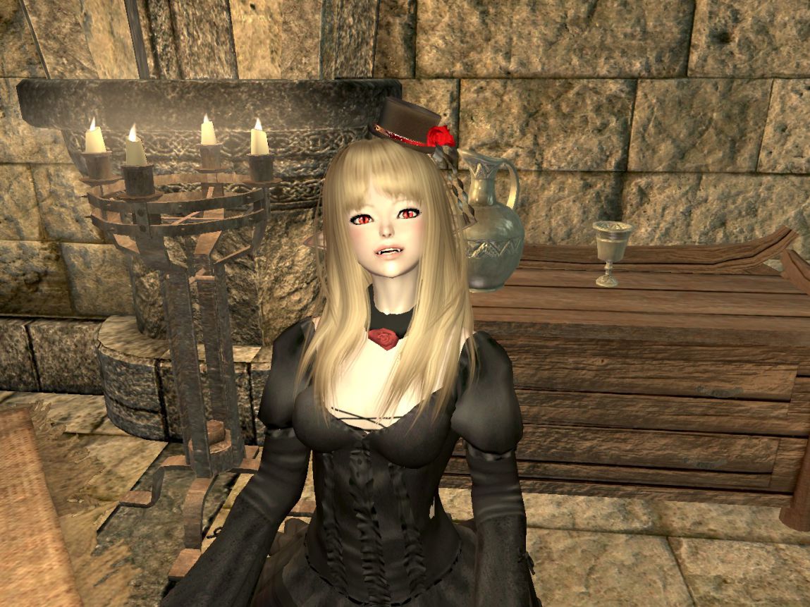 [ Skyrim隨從 ] 吸血鬼小蘿莉 - Farith Granius - nicewater的創作 - 巴哈姆特