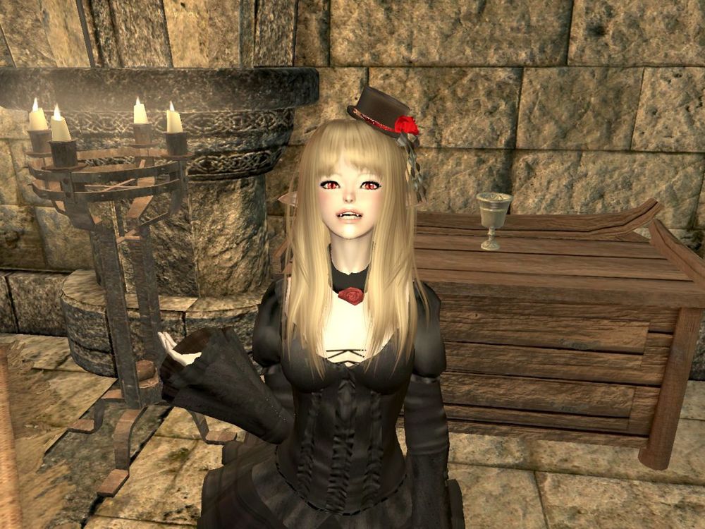 [ Skyrim隨從 ] 吸血鬼小蘿莉 - Farith Granius - nicewater的創作 - 巴哈姆特