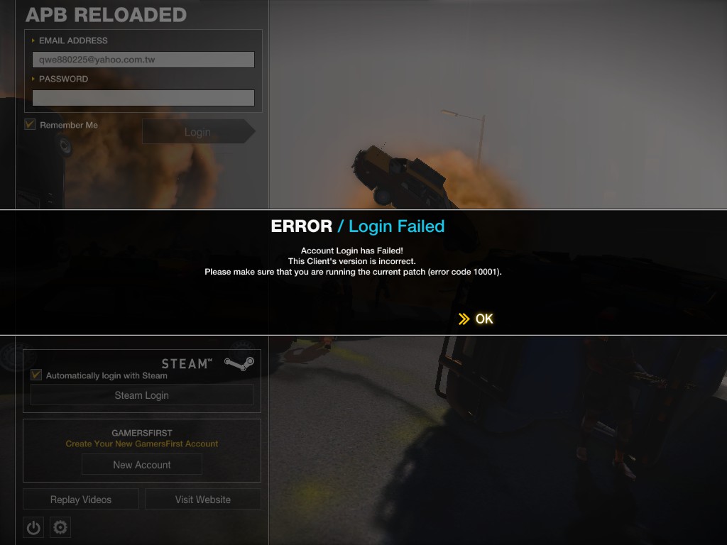 【問題】無法進入 @全面通緝（APB Reloaded） 哈啦板 - 巴哈姆特