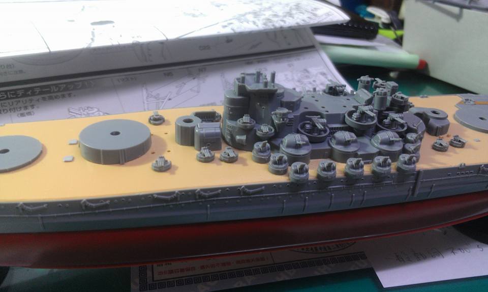 FUJIMI NEXT 1/700 YAMATO - vgwf的創作 - 巴哈姆特