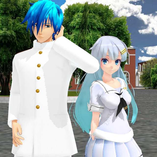 MMD人物改造．原創提督護堂久遠(艦娘)Ver2.0 - kakehane的創作 - 巴哈姆特