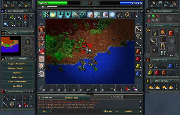 情報 Tibia 網頁大型MMoRPG,免費及免裝 @網頁遊戲綜合討論區 哈啦板 - 巴哈姆特