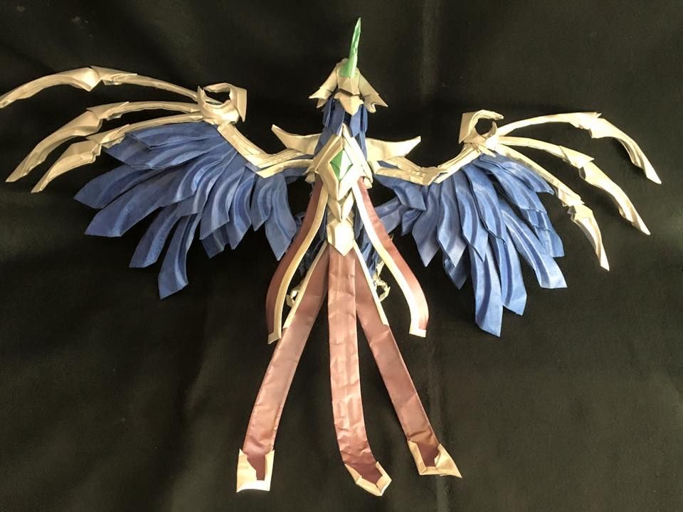 紙藝作品-dark frost anivia-暗霜冰晶鳳凰 - BILL1375的創作 - 巴哈姆特