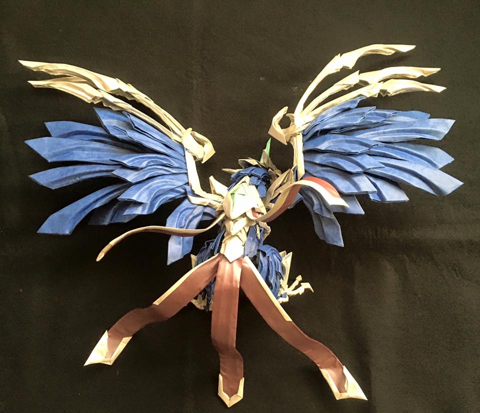 紙藝作品-dark frost anivia-暗霜冰晶鳳凰 - BILL1375的創作 - 巴哈姆特