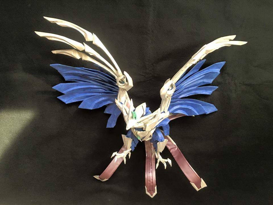 紙藝作品-dark frost anivia-暗霜冰晶鳳凰 - BILL1375的創作 - 巴哈姆特