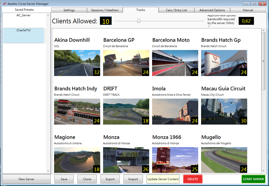 【攻略】架設伺服器AC server @Assetto Corsa 出賽準備 哈啦板 - 巴哈姆特