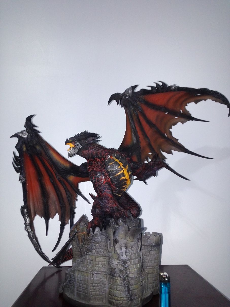 【開箱】SIDESHOW DEATHWING 魔獸世界 死亡之翼 - atheist342的創作 - 巴哈姆特