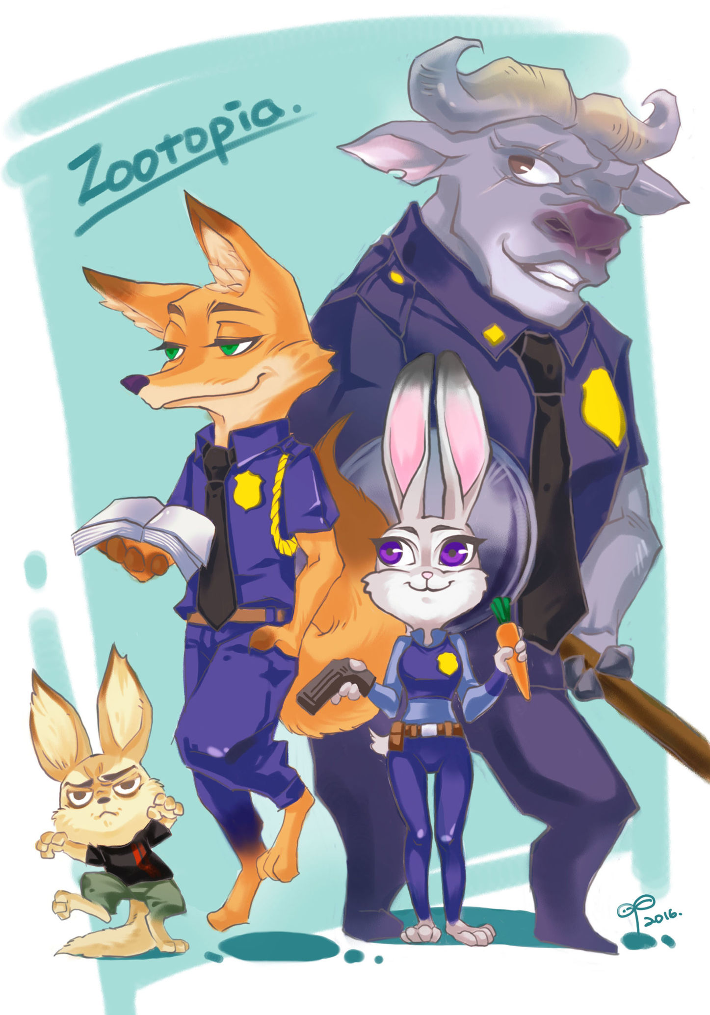 【Zootopia】ZPD&擬人腦補 - cht61140的創作 - 巴哈姆特
