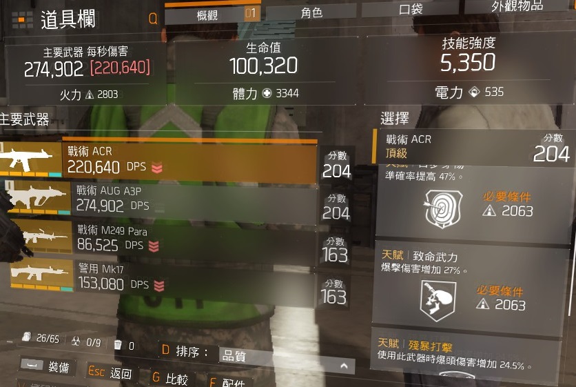 【討論】分享2把204武器AUG~ACR @湯姆克蘭西：全境封鎖 系列 哈啦板 - 巴哈姆特