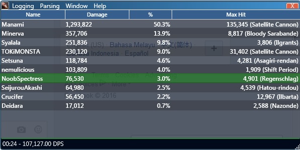 【心得】傷害計算器心得： OverParse下載模式和ACT簡單形容 @夢幻之星 Online 2 中文版 哈啦板 - 巴哈姆特