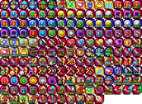 Buff / Debuff icon 一覽 - tlotbs1204的創作 - 巴哈姆特