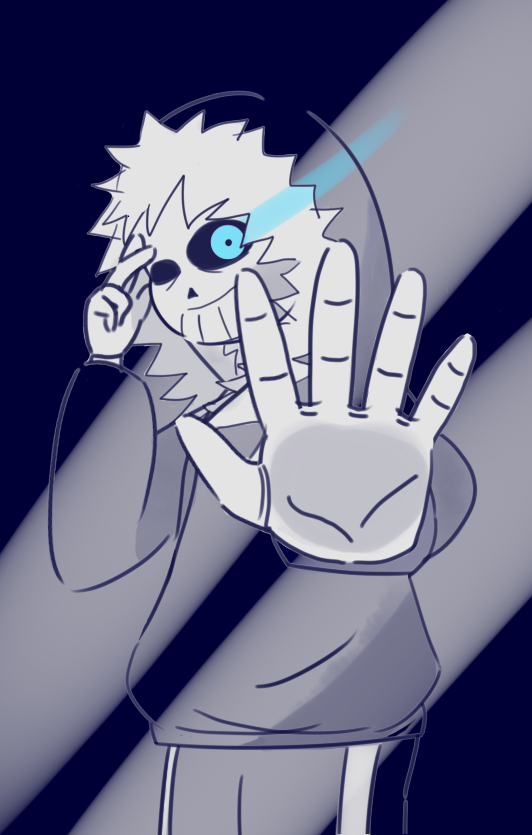 UNDERTALE(UT)自創-SANS手機桌布 - kapeno的創作 - 巴哈姆特