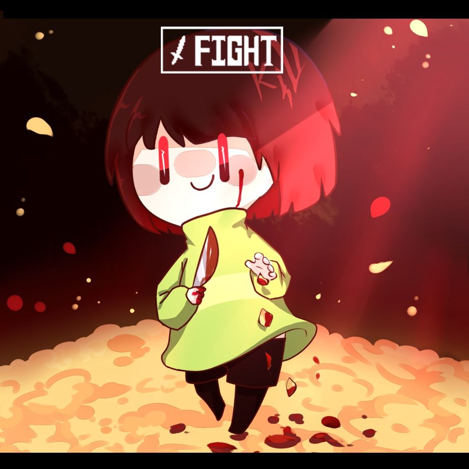 [ Undertale ]FIGHT x MERCY - qw7009384的創作 - 巴哈姆特