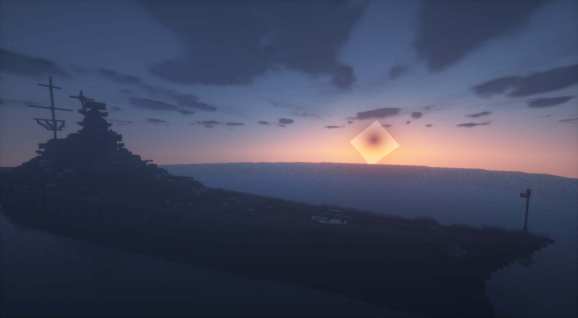 Minecraft H44 (尚未命名) 超級戰艦 介紹!!!!! H class Battleship - oplopl870702的創作 ...