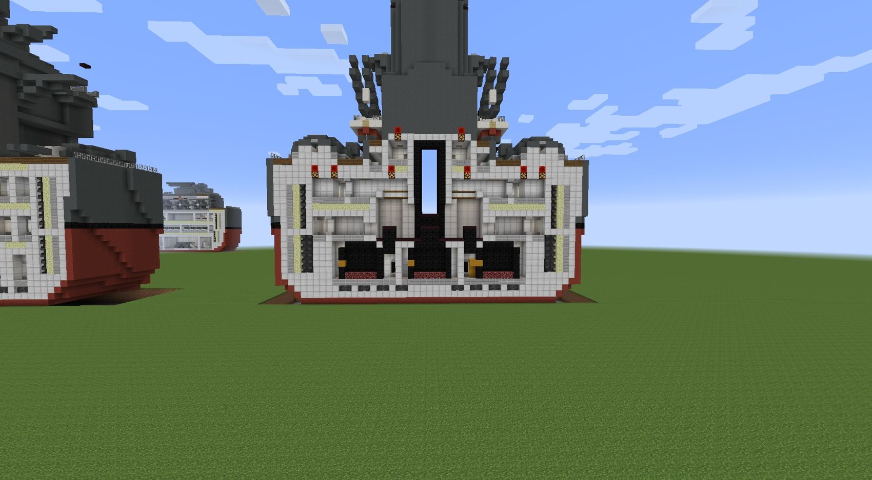 Minecraft H44 (尚未命名) 超級戰艦 介紹!!!!! H class Battleship - oplopl870702的創作 ...