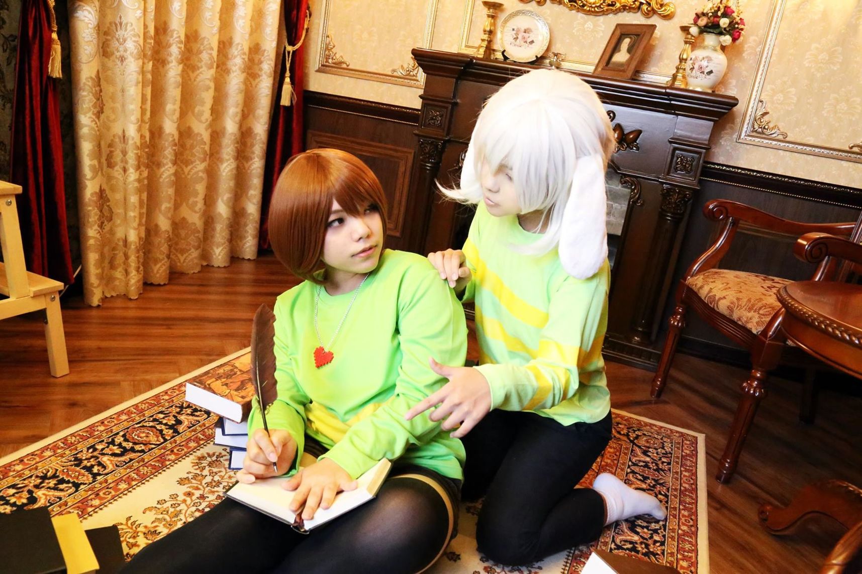 【Undertale/Frisk/Chara/Asrie】Photo thx - uwuuwu03的創作 - 巴哈姆特