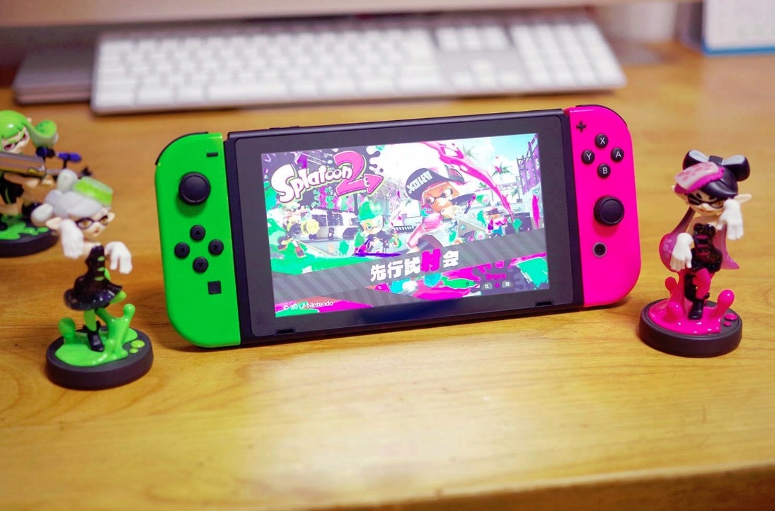 墨魚界超人氣偶像團體的顏色－粉絲自製『Splatoon 2』限定色Joy-Con - mildly的創作 - 巴哈姆特
