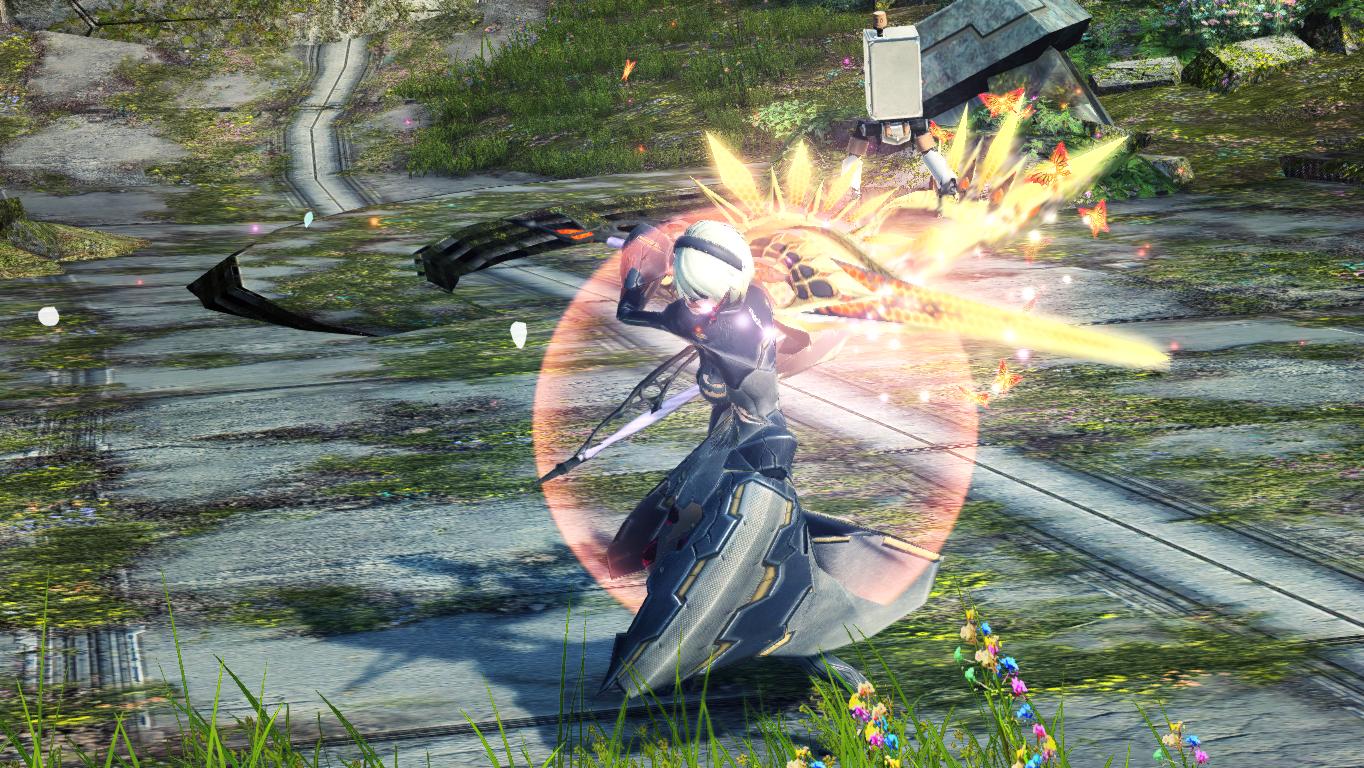 【閒聊】分享一些在遊戲中無法看到的東西 PSO2 X NieR:Automata @尼爾 哈啦板 - 巴哈姆特