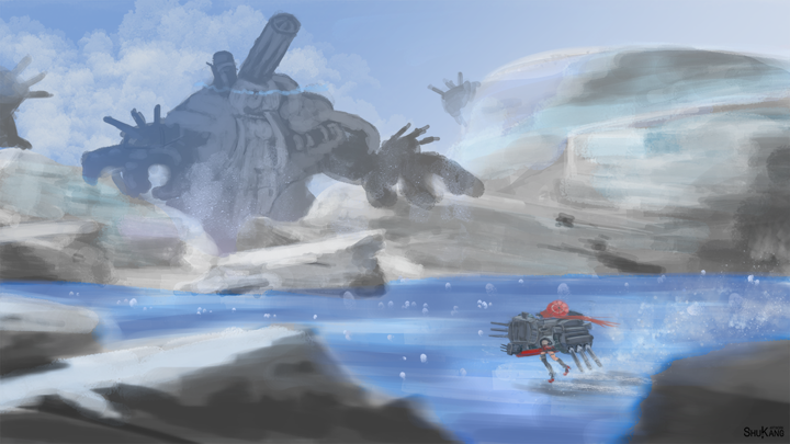 【繪圖】大和 vs. 北方水姬!!!! - trigunfire的創作 - 巴哈姆特