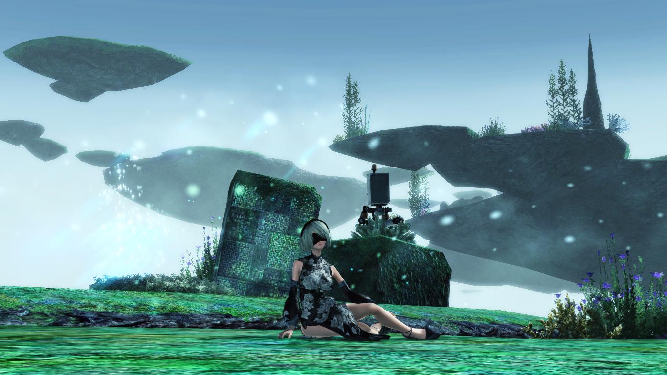 【閒聊】分享一些在遊戲中無法看到的東西 PSO2 X NieR:Automata @尼爾 哈啦板 - 巴哈姆特