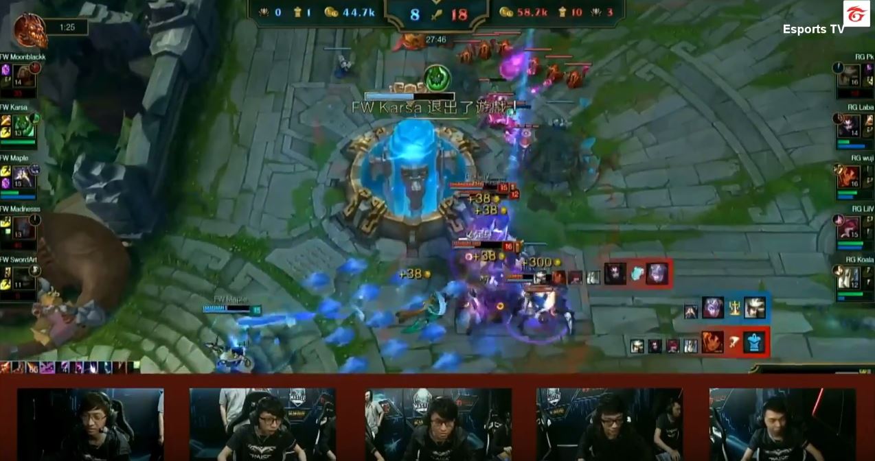 【閒聊】FW Karsa跳game (最新消息 被禁賽lu) @英雄聯盟 League of Legends 哈啦板 - 巴哈姆特