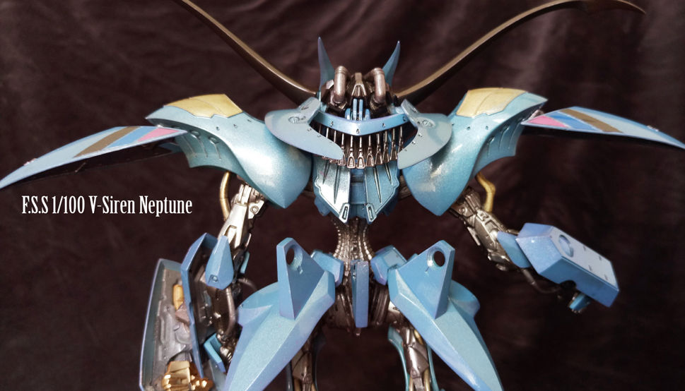 【作品分享】FSS 五星 1/100 GK V-Siren Neptune 海子 @模型技術與資訊 哈啦板 - 巴哈姆特
