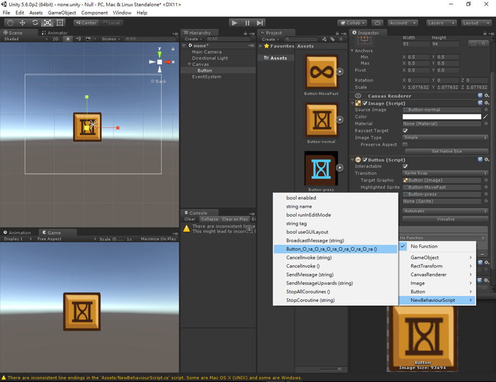 Unity UGUI 問題篇 - 用Button的Sprite Swap產生BUG？~是否搞錯了什麼 - xza7365996的創作 - 巴哈姆特