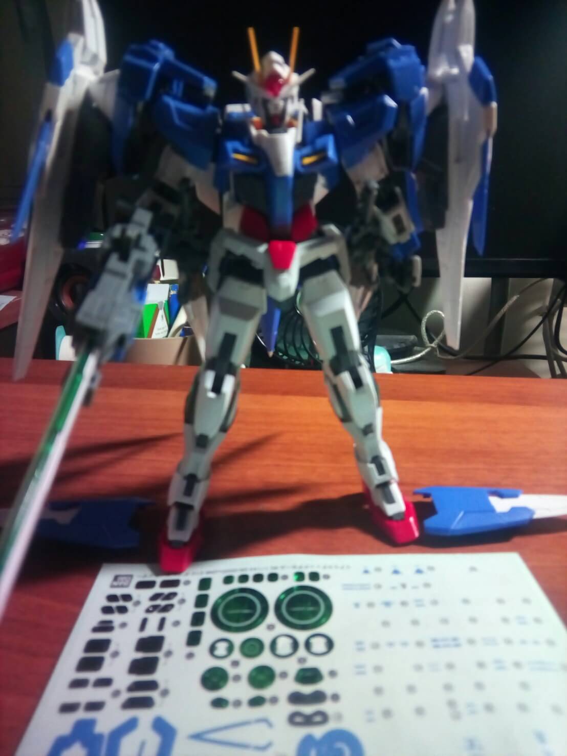 00 RAISER 鋼彈00 強化模組 RG 1/144 - darknes1130的創作 - 巴哈姆特