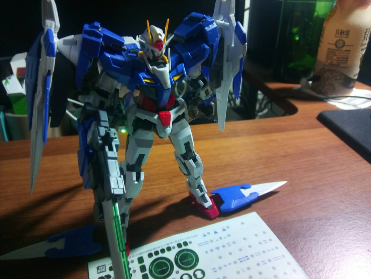 00 RAISER 鋼彈00 強化模組 RG 1/144 - darknes1130的創作 - 巴哈姆特