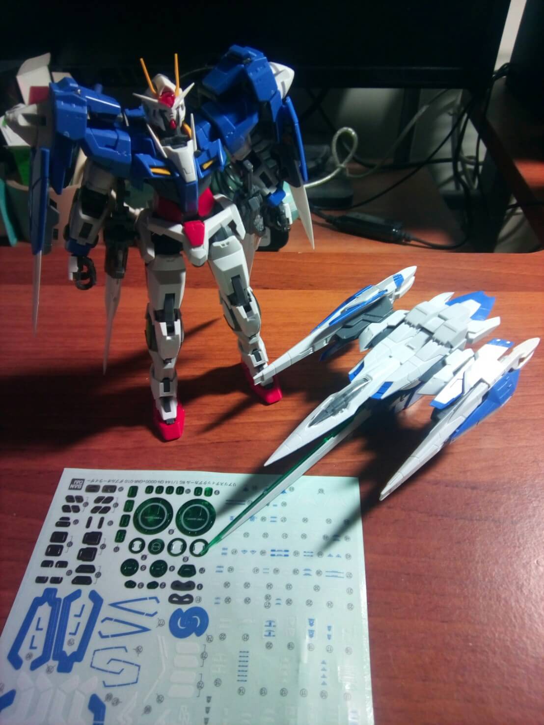 00 RAISER 鋼彈00 強化模組 RG 1/144 - darknes1130的創作 - 巴哈姆特