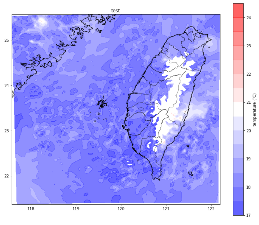 (筆記2) 使用python的Basemap (2) - MetPy和wrf-python的內插 - micky85lu的創作 - 巴哈姆特