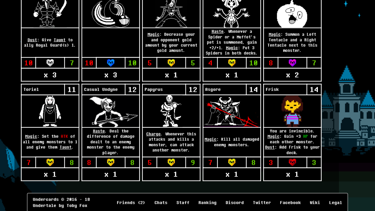 RE:【情報】大家一起來玩Undercards吧！ @Undertale 哈啦板 - 巴哈姆特