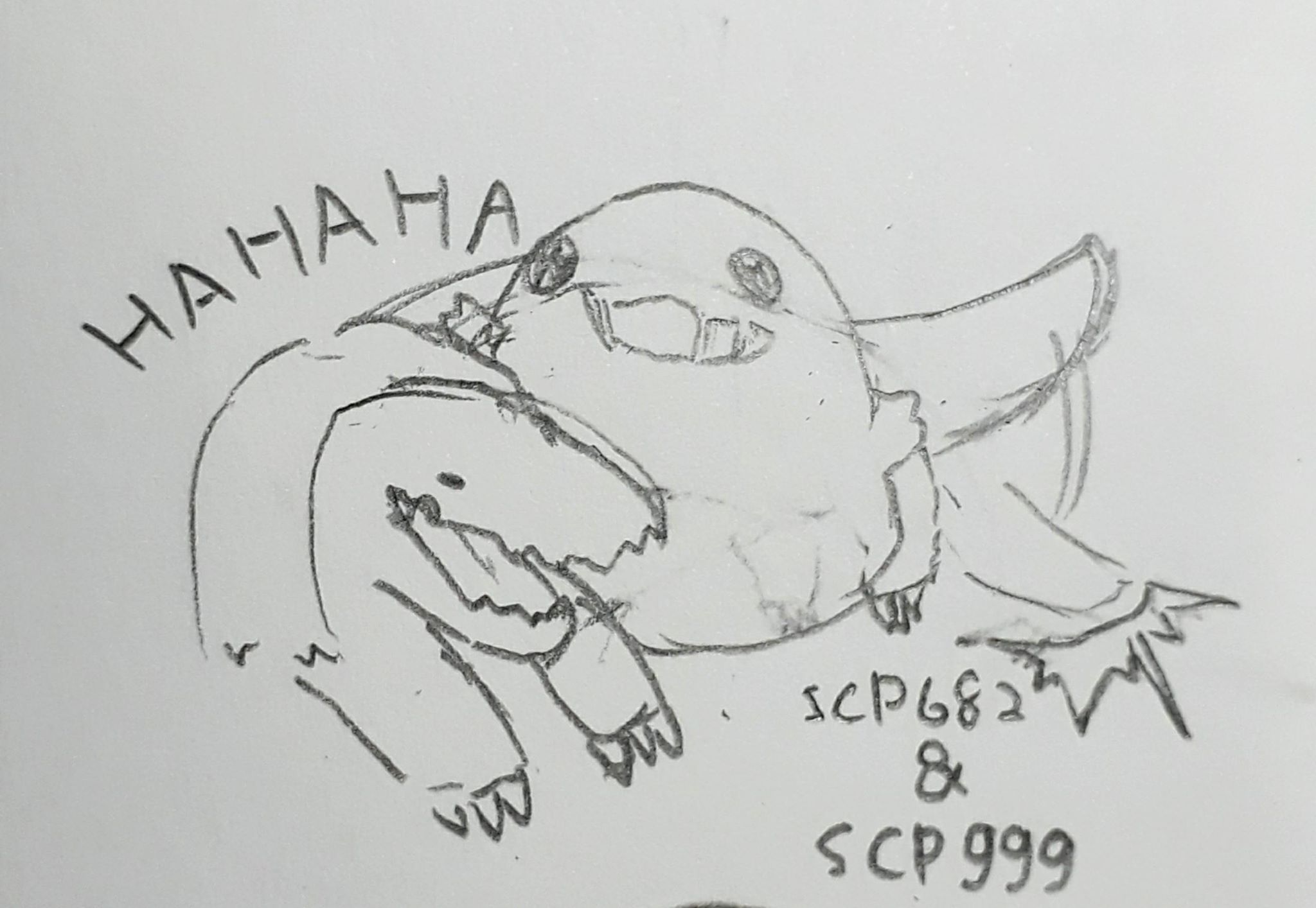 【繪圖】SCP682與其他SCP互相處決實驗01 - ange73的創作 - 巴哈姆特