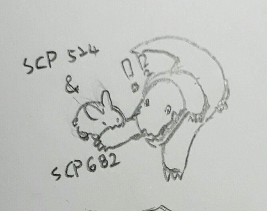 【繪圖】SCP682與其他SCP互相處決實驗01 - ange73的創作 - 巴哈姆特