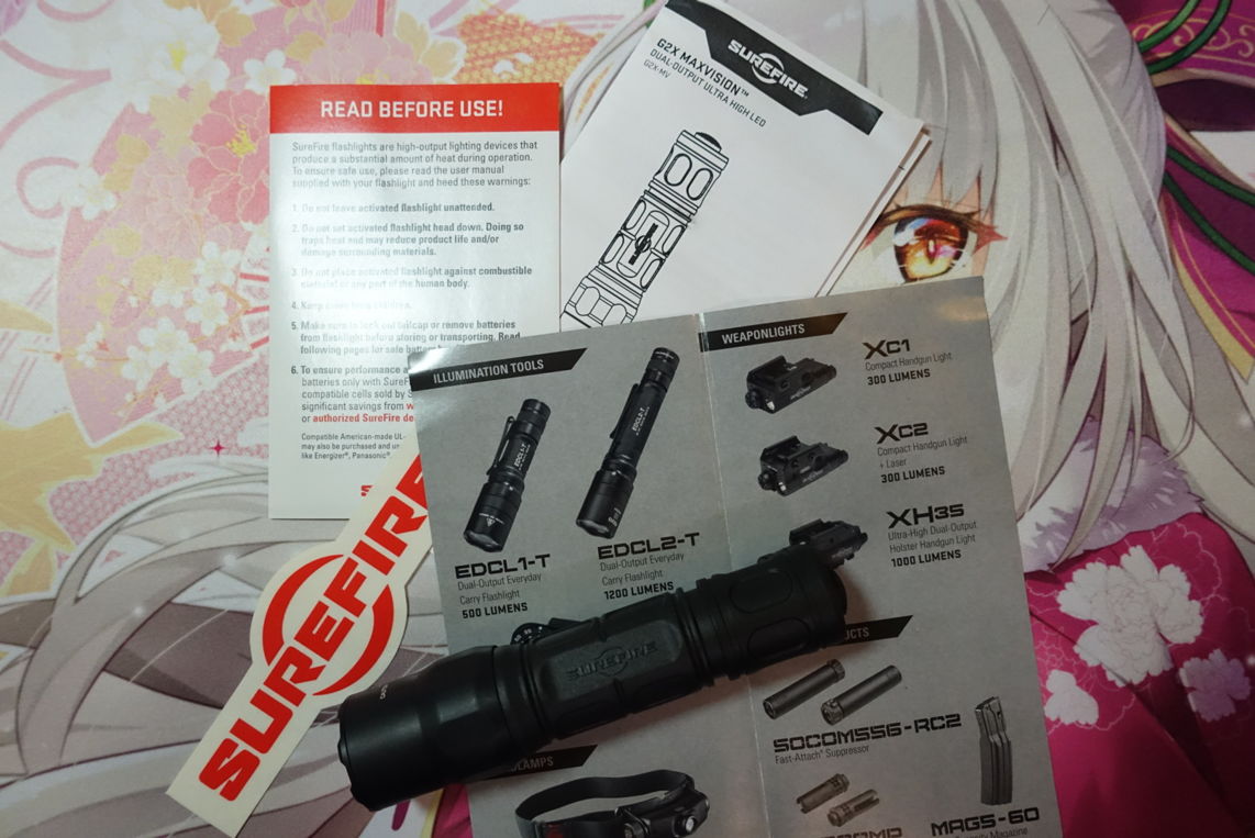 手電筒界的王者-Surefire G2X-MV 800/15流明 雙段強光手電筒 開箱 - allen901的創作 - 巴哈姆特