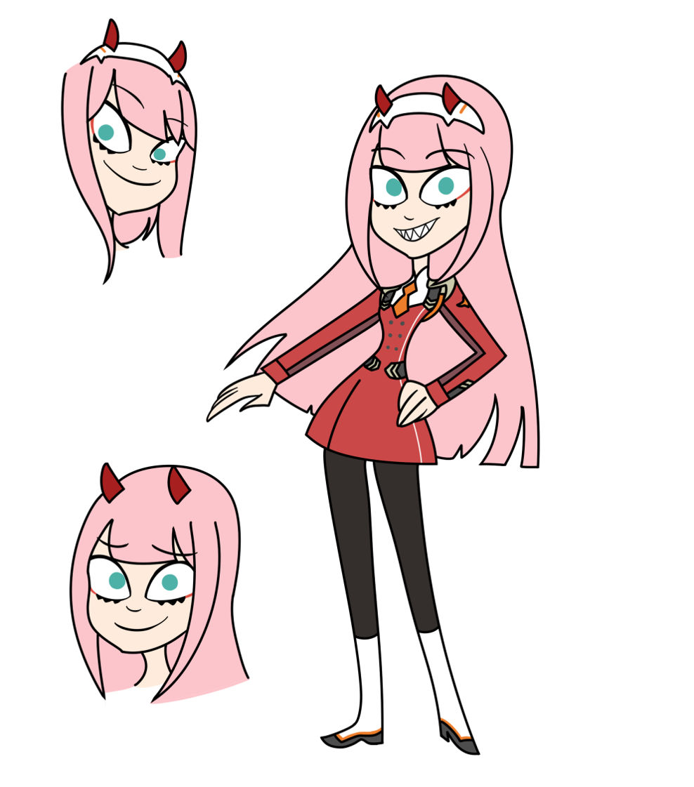 【繪圖】如果DitF 是美式動畫 02 @DARLING in the FRANXX 哈啦板 - 巴哈姆特