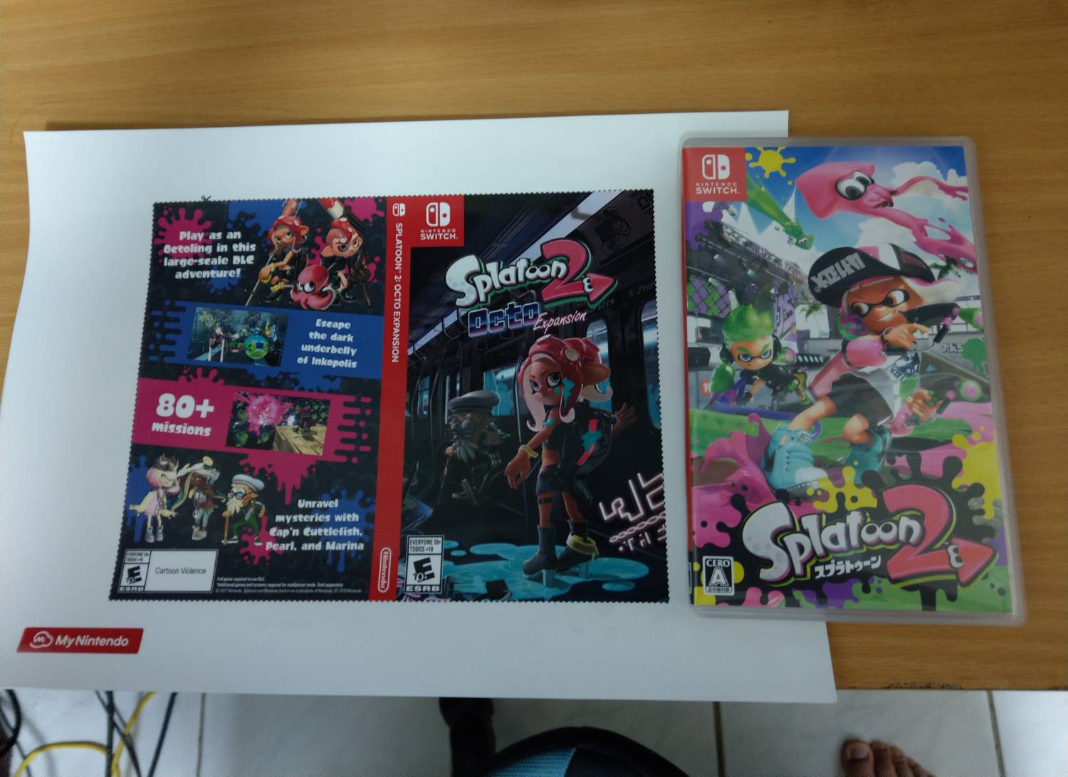 RE:【情報】My Nintendo提供『Splatoon 2』章魚DLC封面圖兌換 @NS / Nintendo Switch 哈啦板 - 巴哈姆特